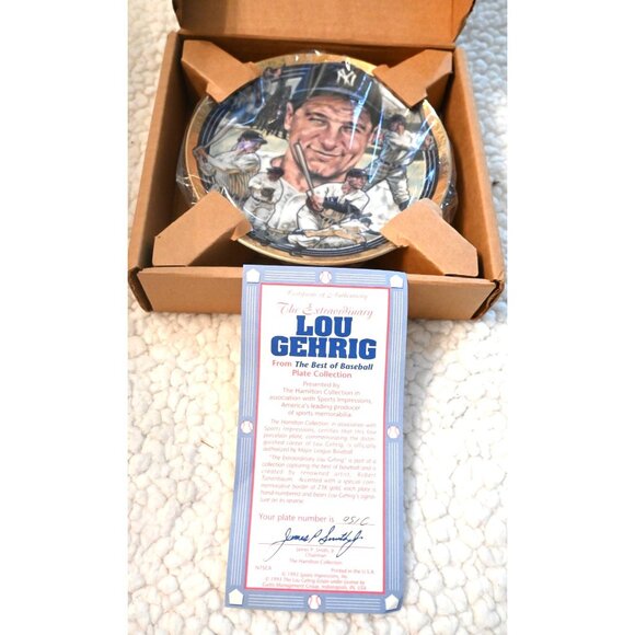 Lou Gerig | Accents | Vintage The Legendary Lou Gerig From The Hamilton ...